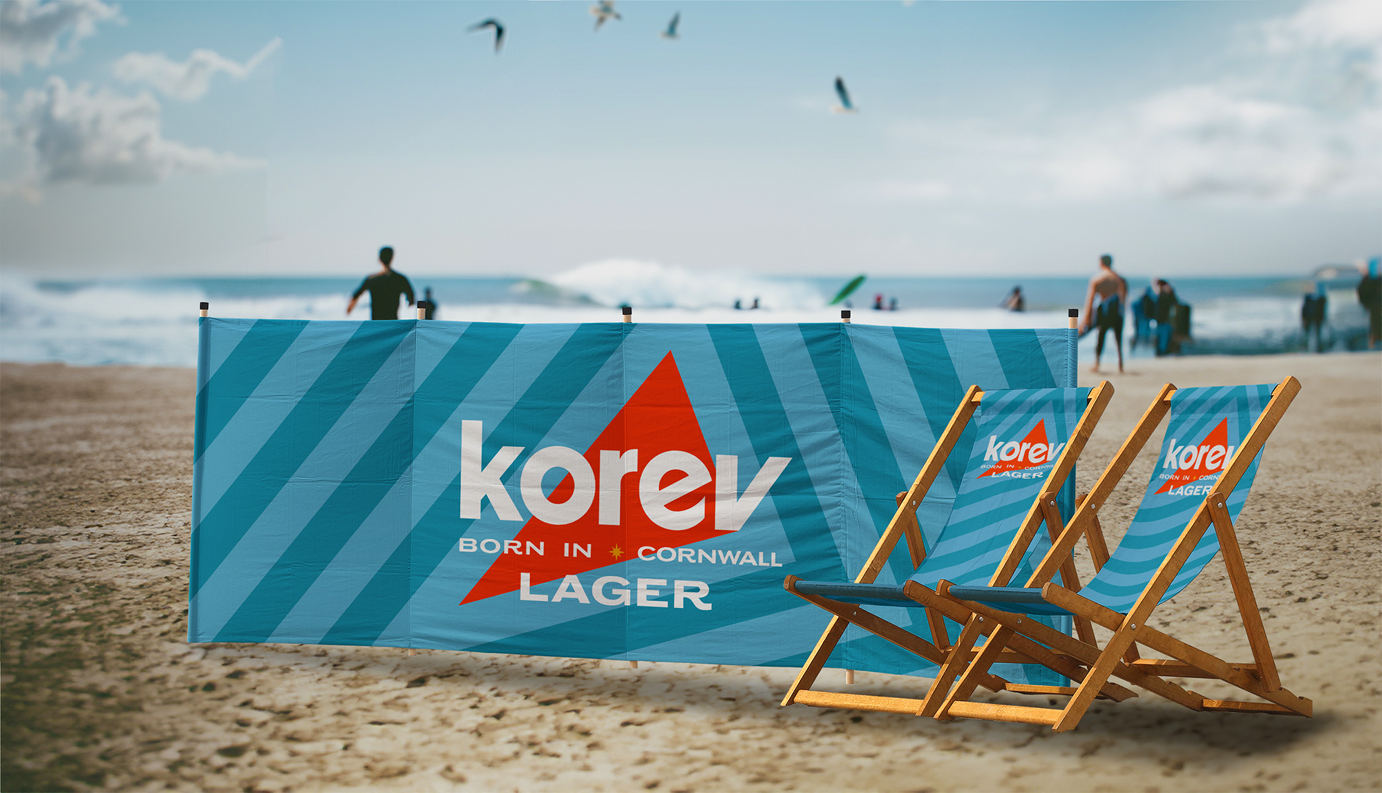 Korev Deckchair and Windbreak * South Westerly